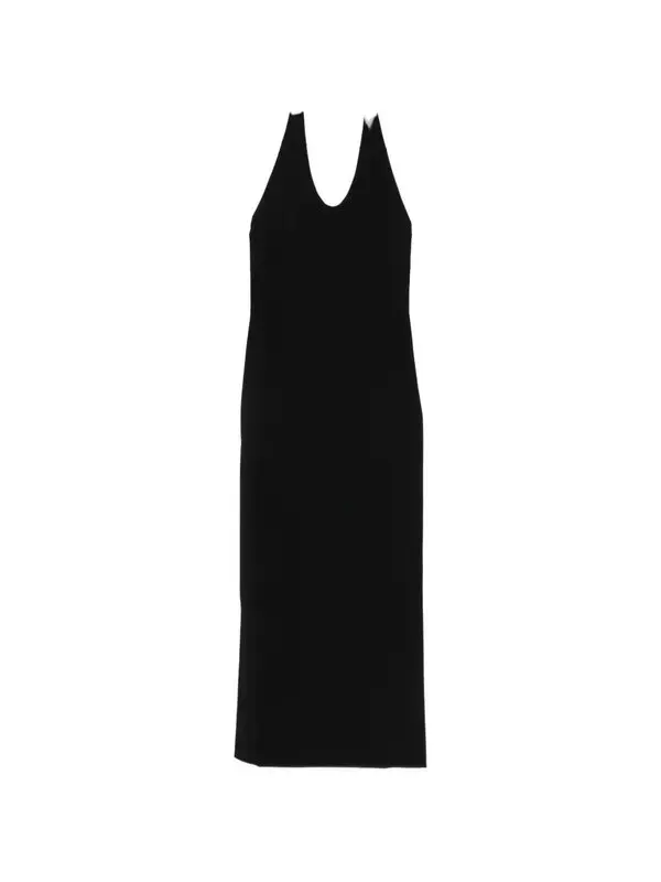 TOTEME Halterneck Midi Dress - Black
