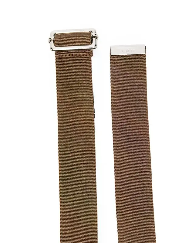 Plan C Buckled Belt - Brown