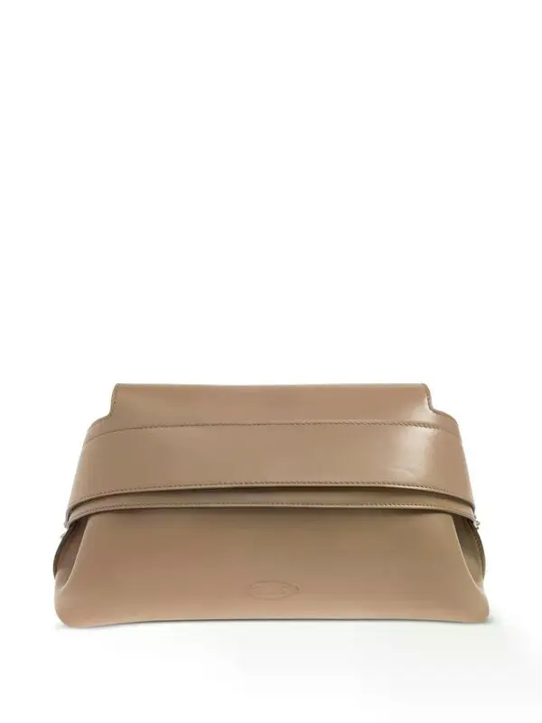 TOD'S Wave Clutch - Neutrals