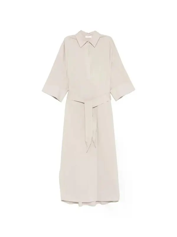 PANICALE Belted Midi Shirt Dress