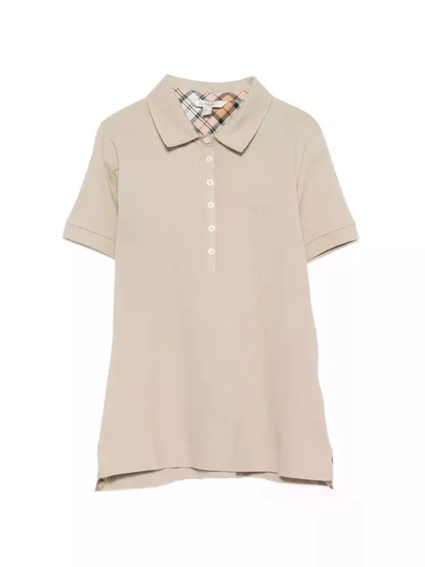 Barbour Buttoned Polo Shirt - Neutrals
