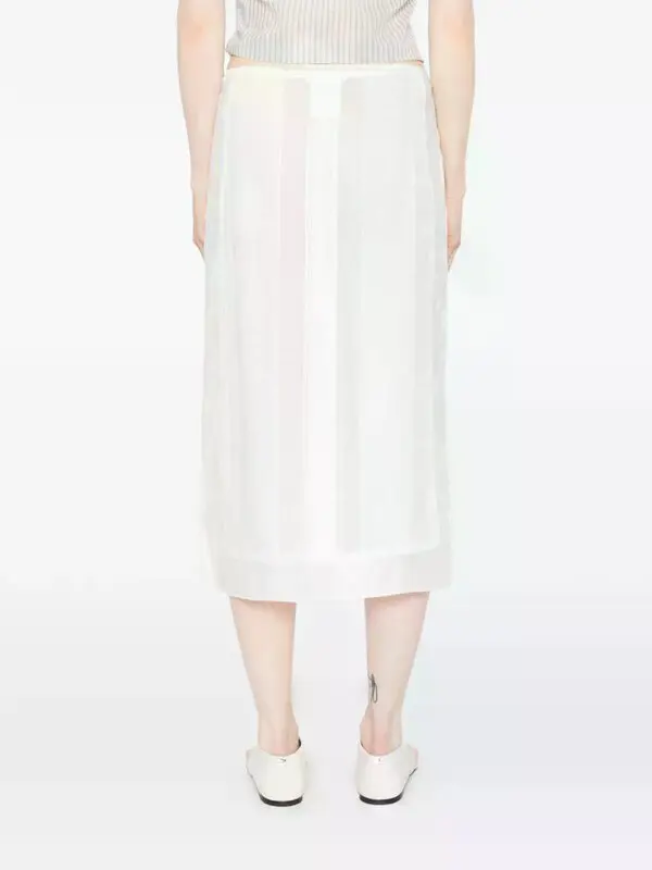 LOW CLASSIC Layered Midi Skirt
