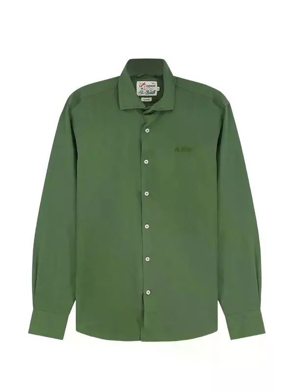 MC2 SAINT BARTH Ice Embroidered Shirt - Green