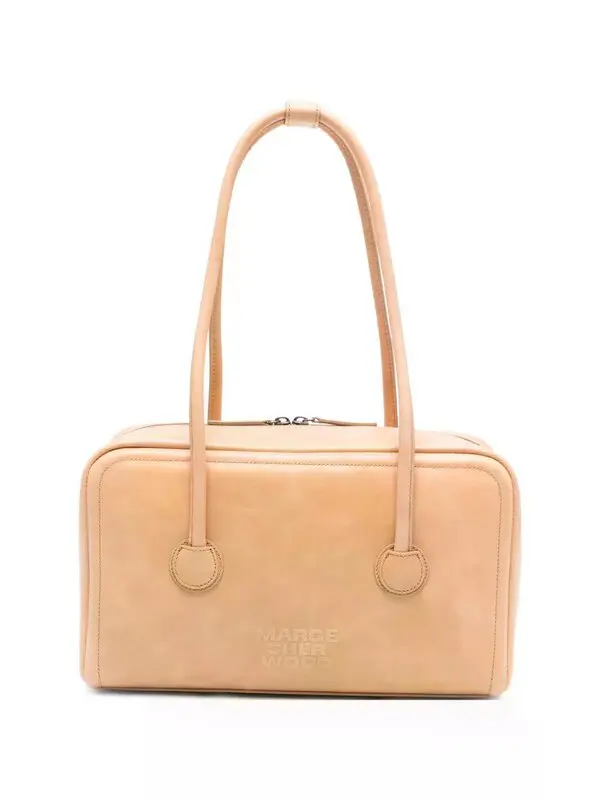MARGESHERWOOD Leather Shoulder Bag - Neutrals