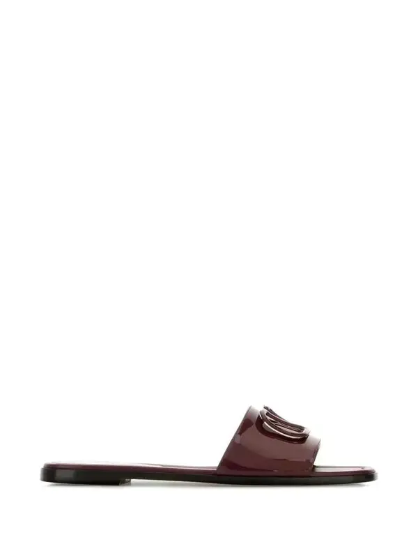 Valentino Garavani Vlogo Flat Sandals - Red