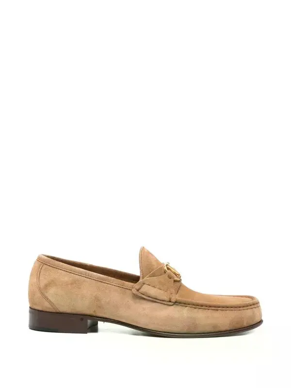 Valentino Garavani Suede Loafers - Neutrals