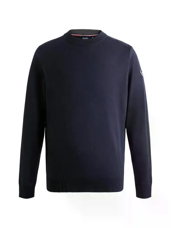 Fusalp Crew-neck Long Sleeve Sweater - Blue