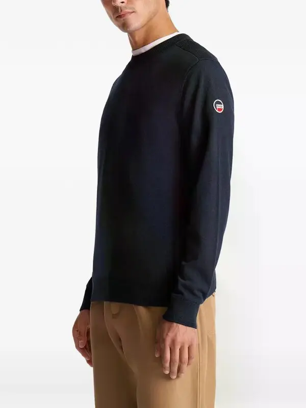 Fusalp Crew-neck Long Sleeve Sweater - Blue