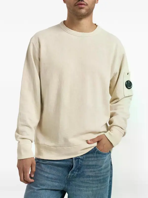 C.P. COMPANY Arm Lens Pocket Sweater - Neutrals