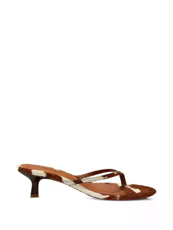Schutz Carolyn Thong Heel Pumps - Brown
