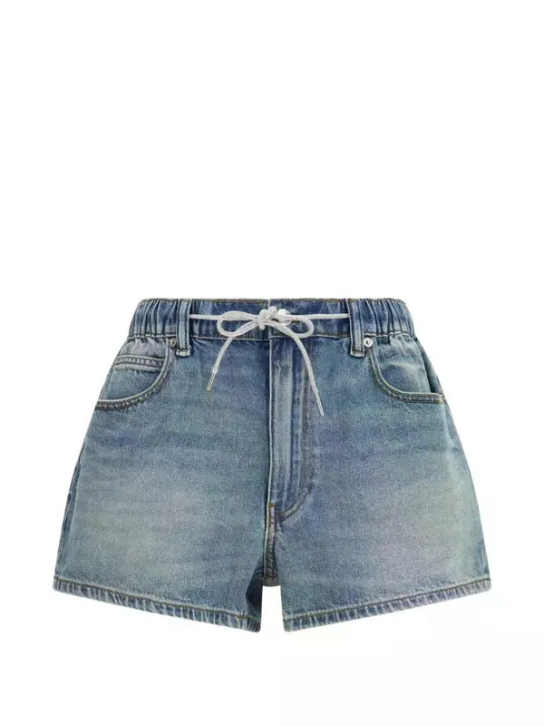 Alexander Wang Marathon Denim Shorts - Blue