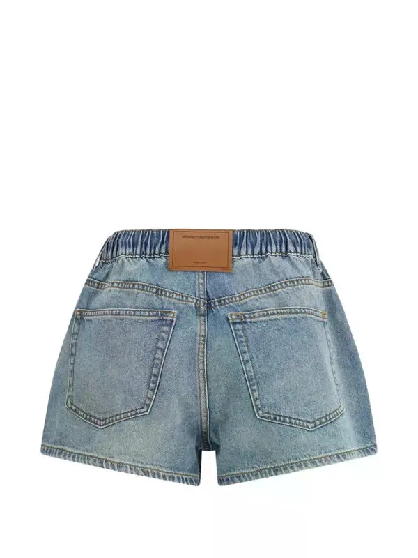 Alexander Wang Marathon Denim Shorts - Blue