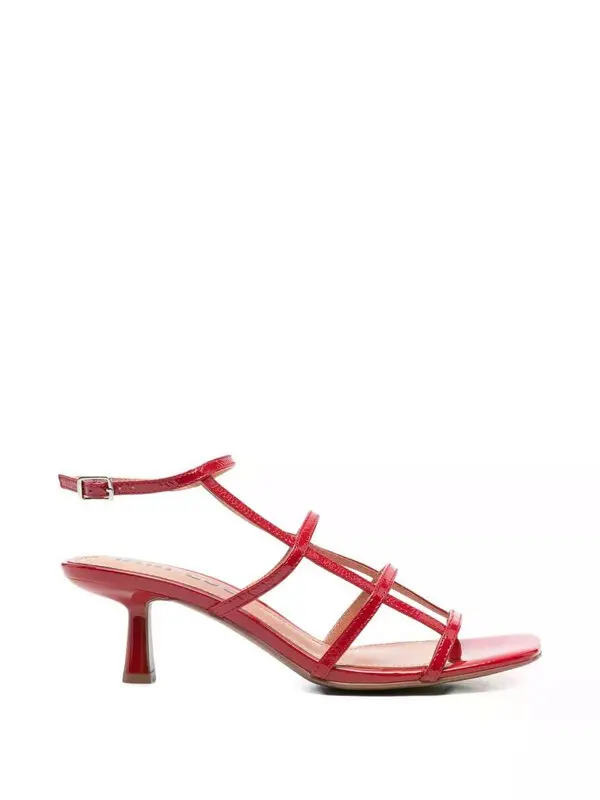 BIBI LOU Lint Strappy Sandals - Red