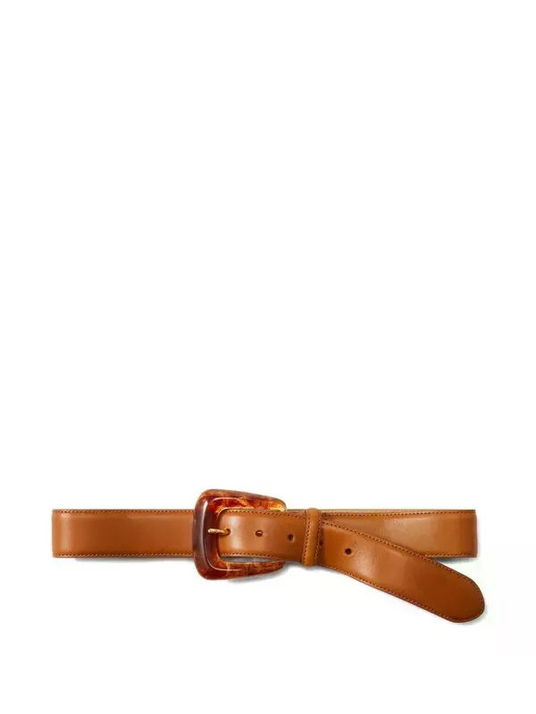 Veronica Beard Arch Resin Belt - Brown