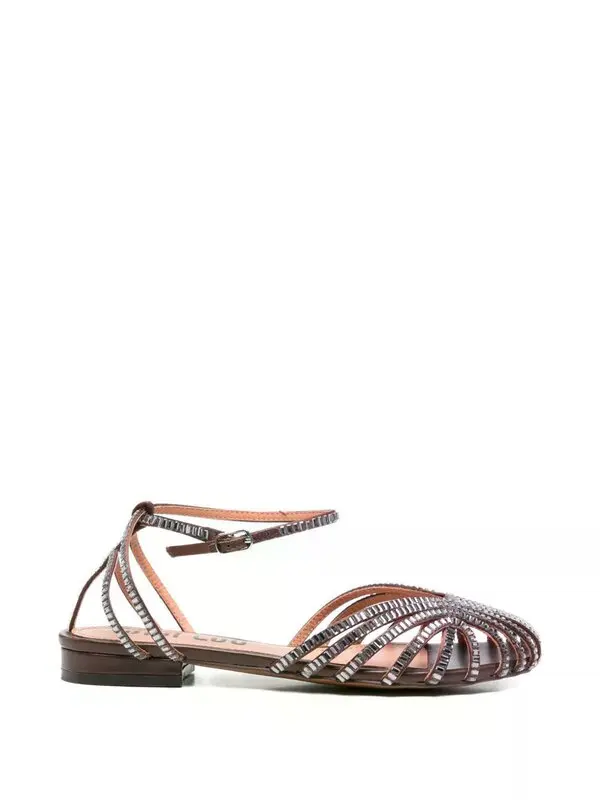BIBI LOU Embellished Strap Sandals - Silver
