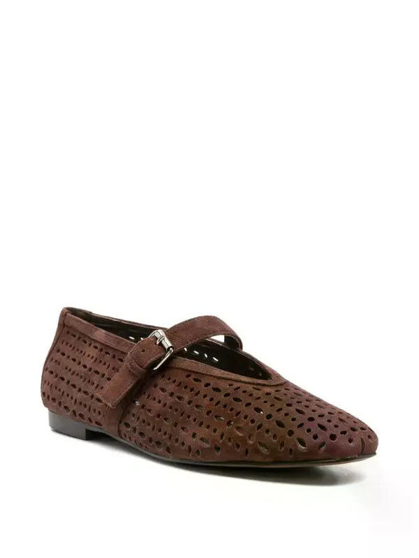 BIBI LOU Cutout Ballet Flats - Brown