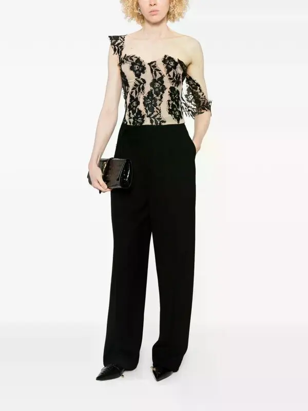 Giuseppe Di Morabito Floral Lace Corset Top