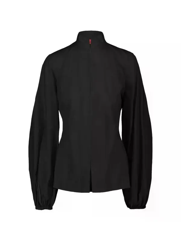 THELATEST High Neck Long-sleeve Shirt - Black
