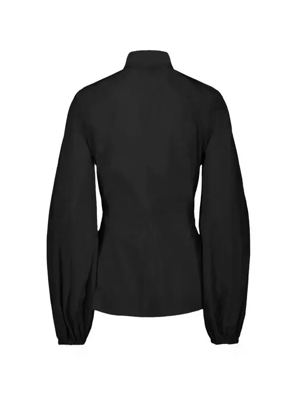 THELATEST High Neck Long-sleeve Shirt - Black