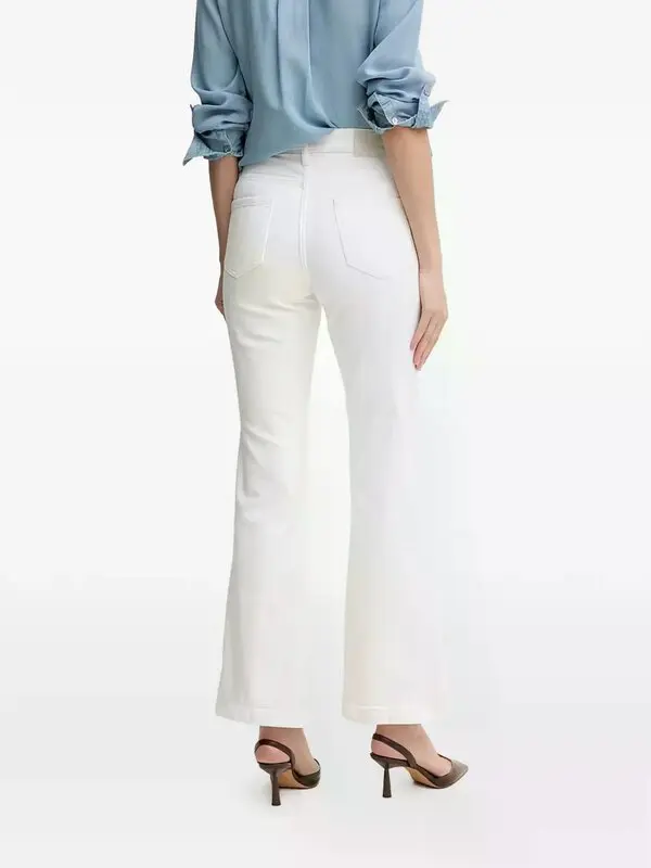 Dkny Flared Jeans - White