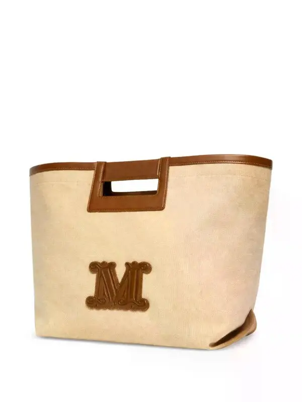 Max Mara Logo Patch Tote Bag