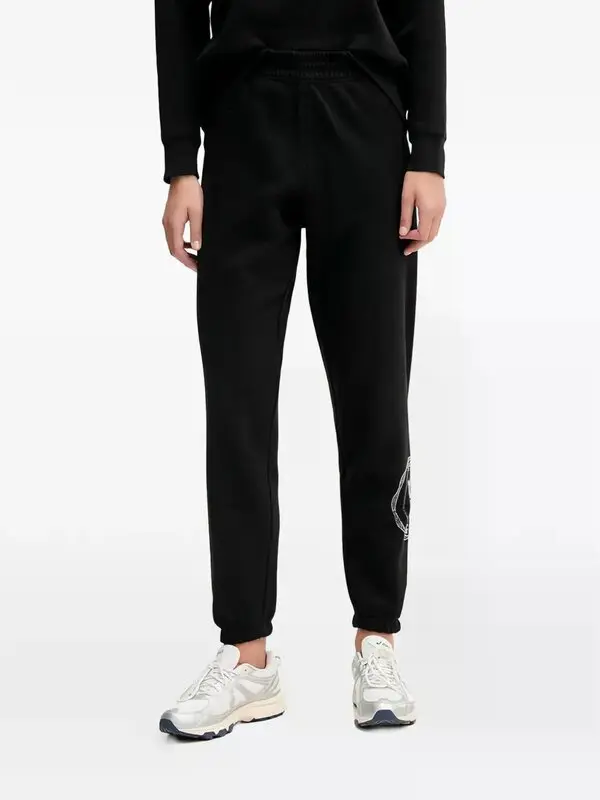 Dkny Embellished Track Pants - Black