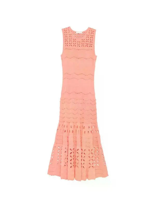 Ulla Johnson Lakshmi Sleeveless Midi Dress - Pink