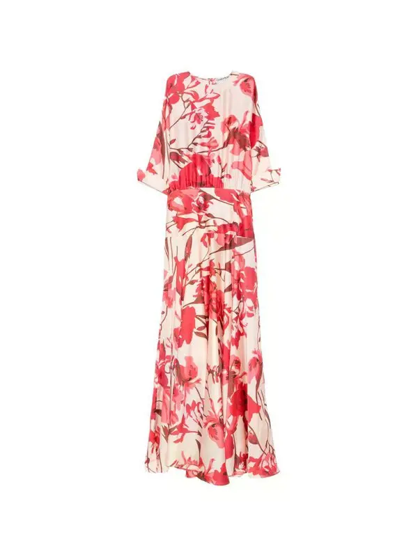 Chiara Boni La Petite Robe Floral-print Maxi Dress - Neutrals