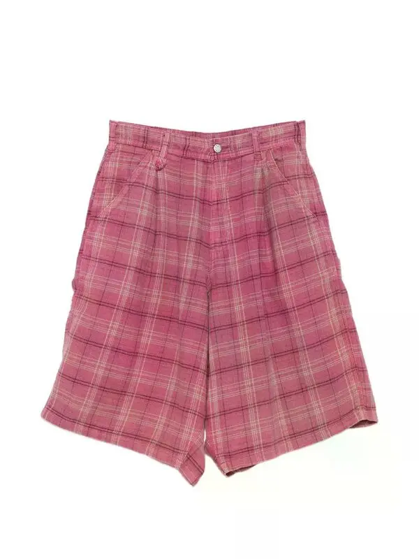 R13 Checked Shorts - Pink