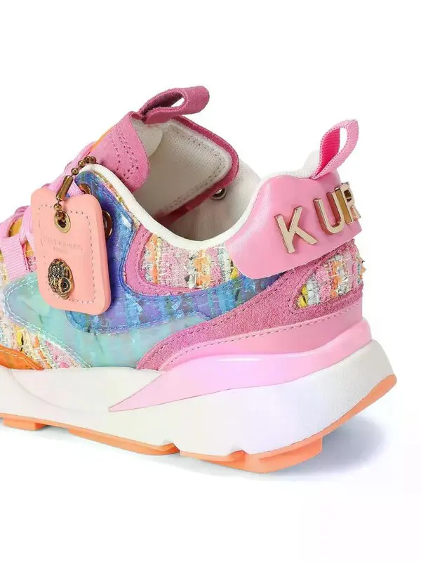 Kurt Geiger Rainbow Tweed Runner Sneakers - Pink