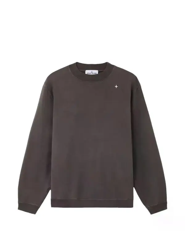 Stone Island Sta-logo Sweatshirt - Brown