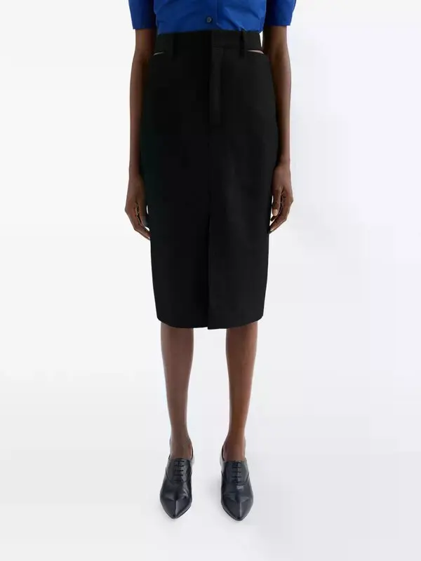 JIL SANDER Cut-out Midi Skirt