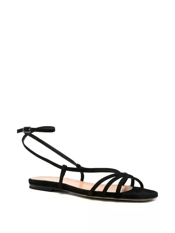 THE SELLER Suede Sandals - Black