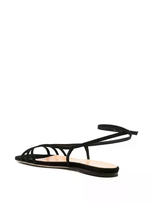 THE SELLER Suede Sandals - Black