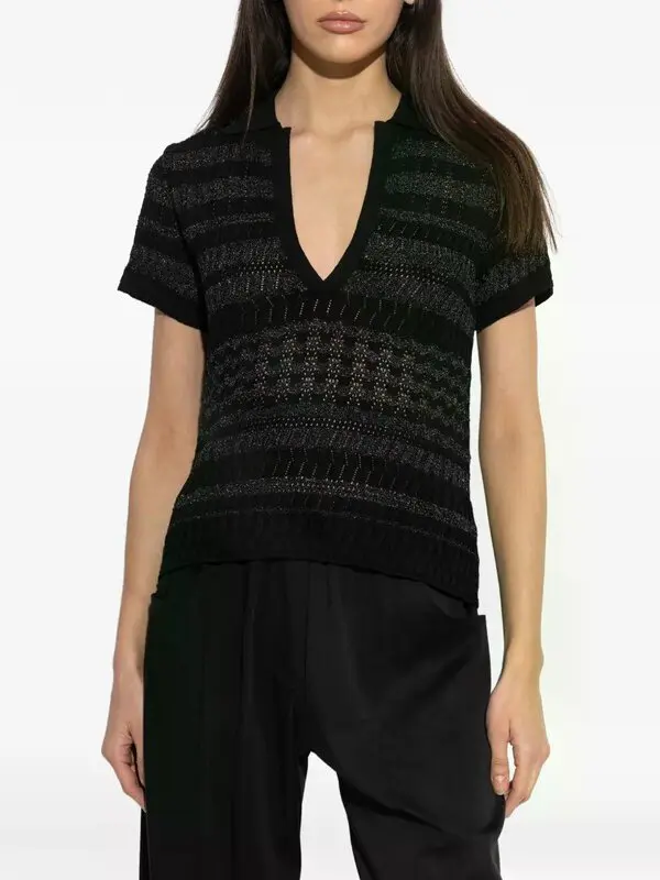 AKEP V-neck Knitted Top