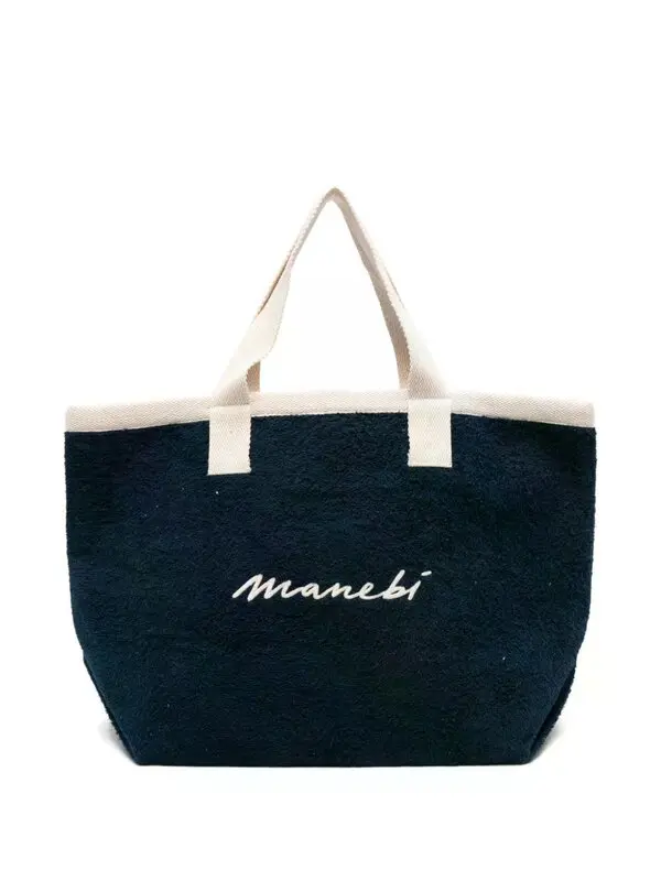 Manebí Logo-embroidered Tote Bag - Blue