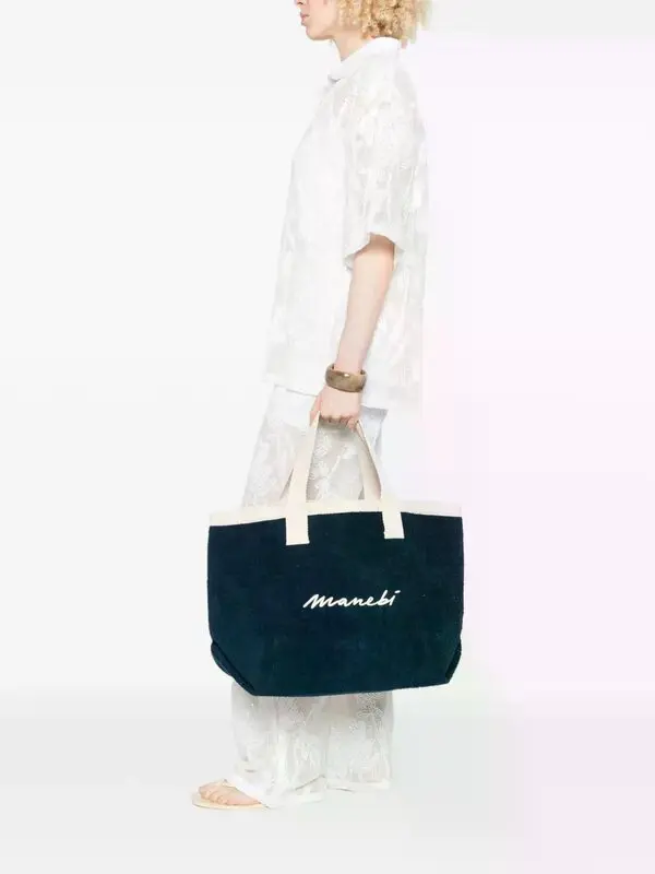 Manebí Logo-embroidered Tote Bag