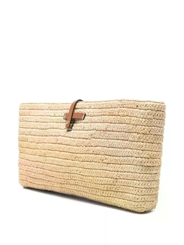 Manebí Kaia Palm-tree Clutch Bag