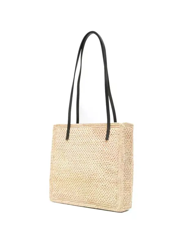 Manebí Inez Raffia Charm Shoulder Bag