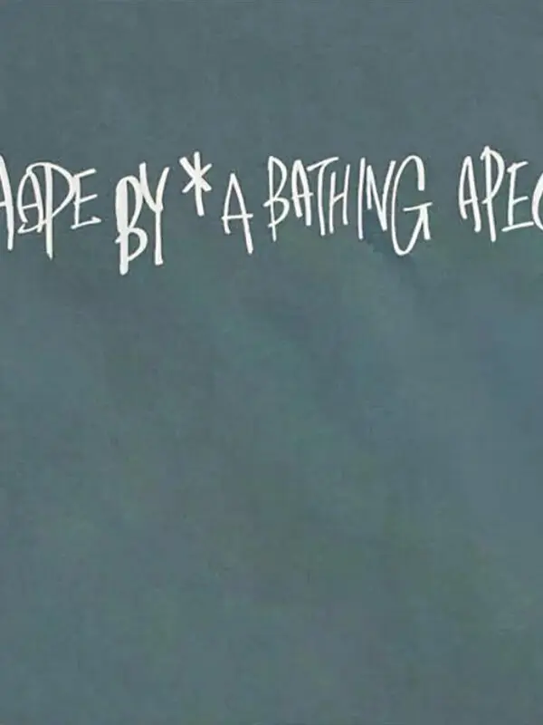 A BATHING APE Record Logo Long Sleeve Sweatshirt
