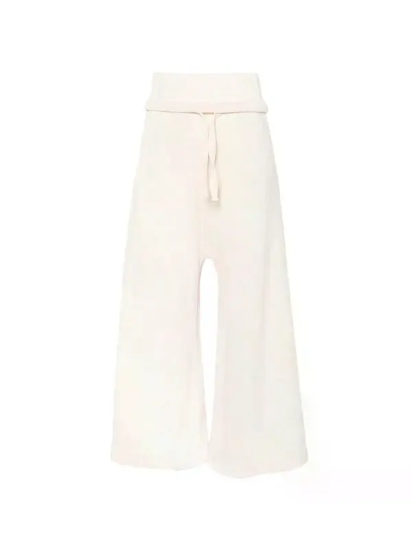 OSKLEN Wide Leg Cropped Trousers - Neutrals