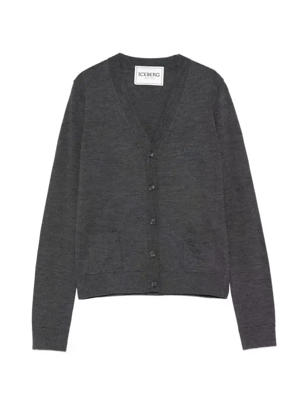 Iceberg V-neck Cardigan