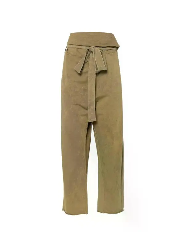 OSKLEN Tie-waist Trousers - Green