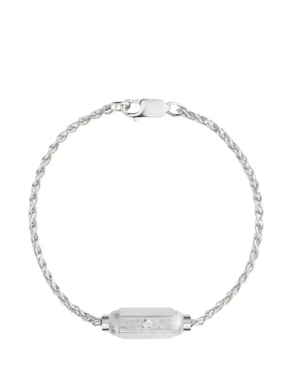 MARIE LICHTENBERG Micro Coconut Diamond Bracelet - Silver