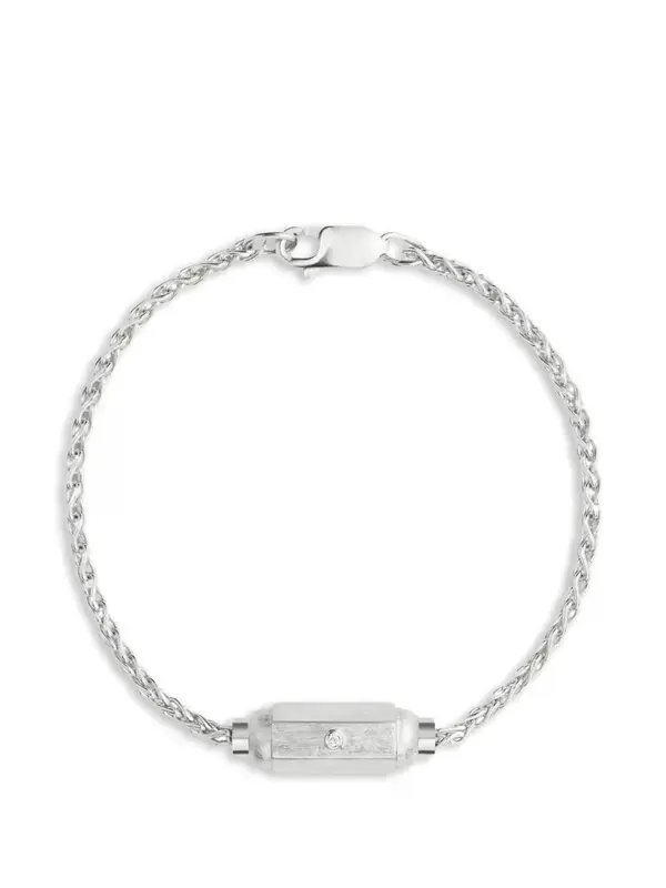 MARIE LICHTENBERG Micro Coconut Diamond Bracelet - Silver