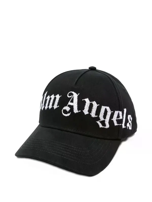 Palm Angels Logo Baseball Cap - Black