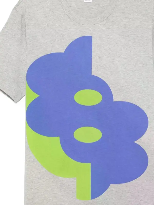 Comme Des Garçons Flower Graphic T-shirt
