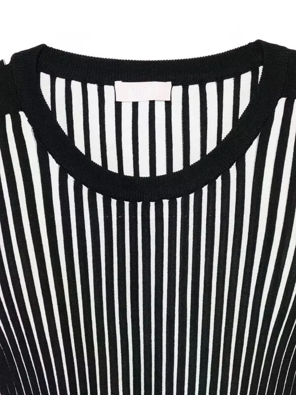 Liu Jo Striped Button Top