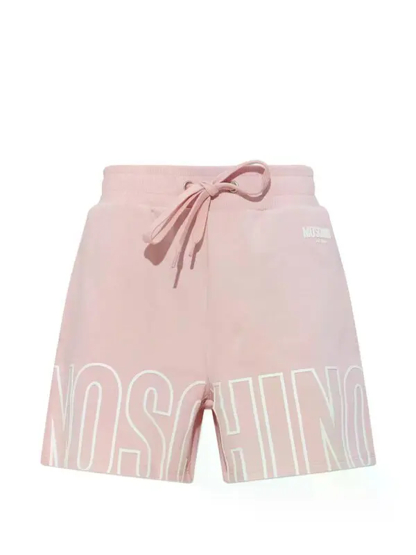 Moschino Logo-print Shorts - Pink