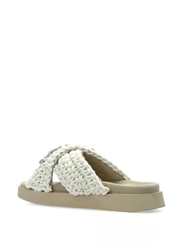 Inuikii Embellished Crossover Sandals